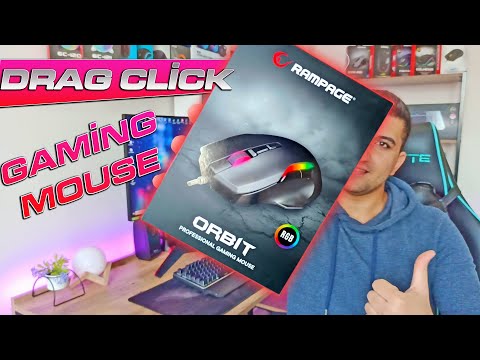 ŞIK TASARIMM UYGUN FİYAT / RAMPAGE ORBIT SMX-R45 OYUNCU MOUSE - Rgb, Drag Click