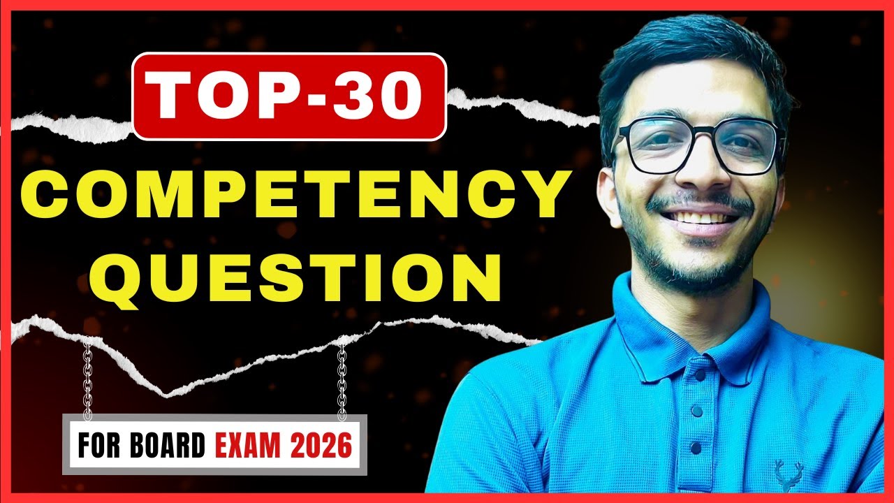 🧮 Top 30 Competency-Based Questions in Mathematics | Board Exams 2025 ...