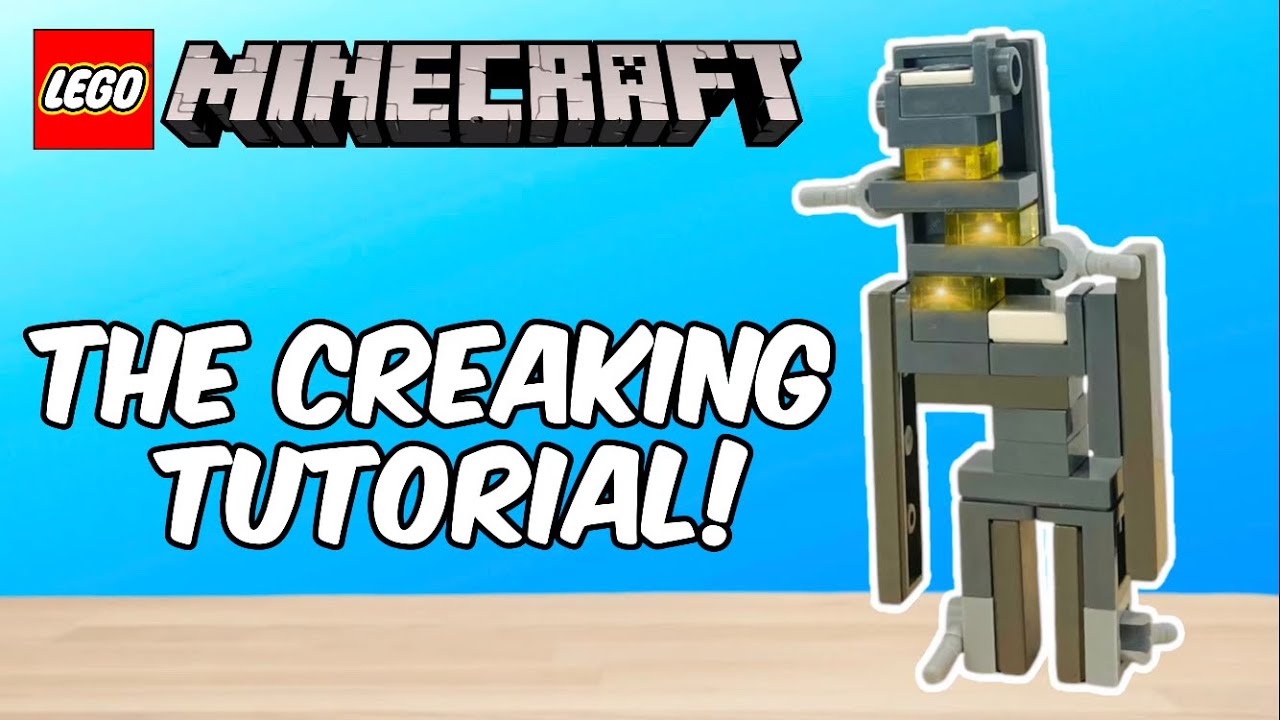 LEGO Minecraft Creaking tutorial! - YouTube
