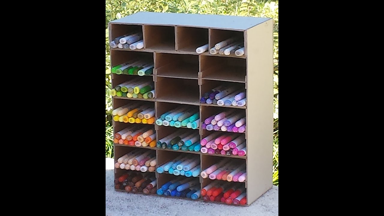 Copic Markers Storage Unit - Part 1 - YouTube