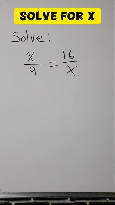 Quickest Way To Solve For X Mathstricks Maths Algebra Gcsemaths Youtube