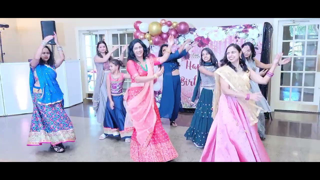 Usha Gupta - 75th Birthday Celebration - Family Dance - YouTube