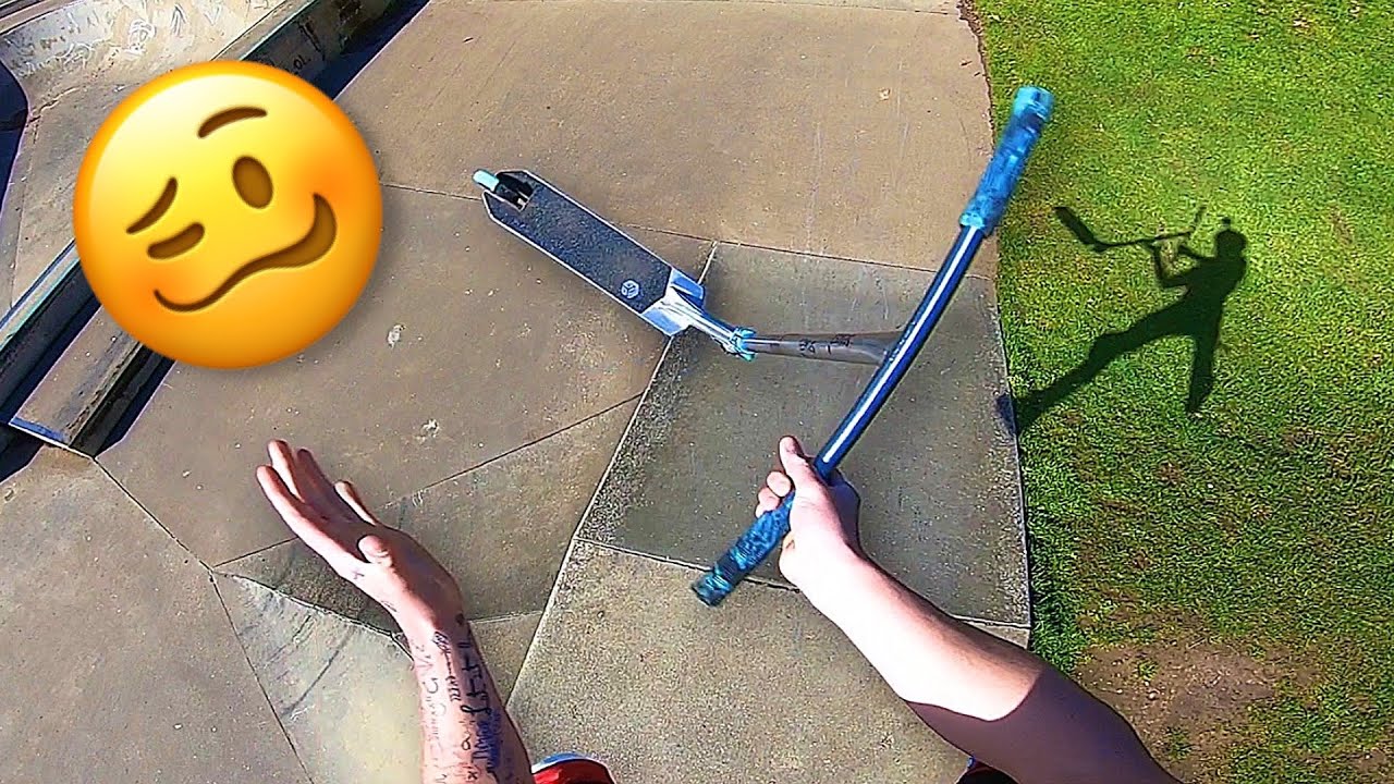World’s Weirdest Scooter Trick!🌎 - YouTube