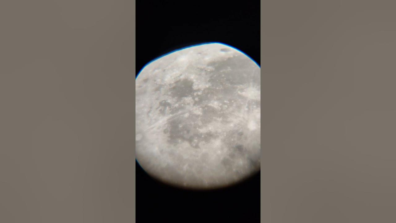 vista de la luna desde un telescopio Celestron astromaster 130 eq - YouTube