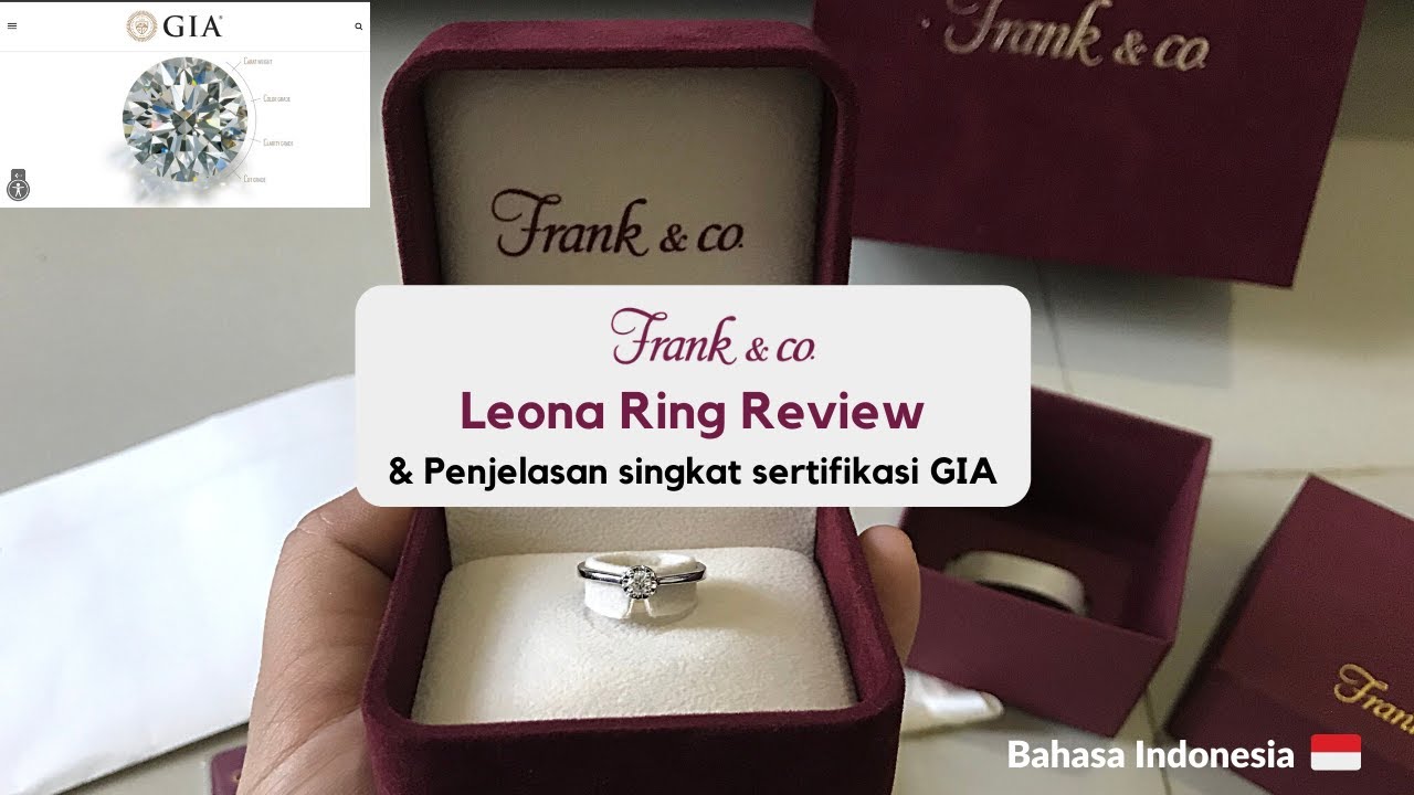 FRANK & CO. LEONA RING; REKOMENDASI CINCIN BERLIAN MELAMAR/LAMARAN. CINCIN TERMURAH DI FRANK ...
