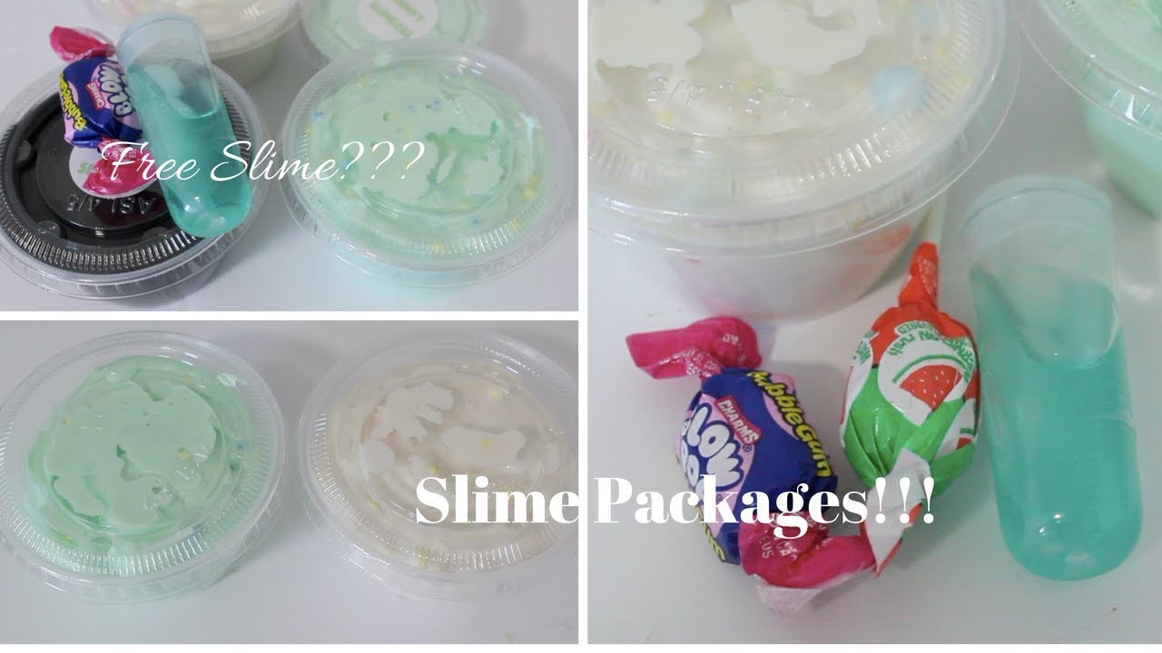 How I package my slime orders!!! - YouTube