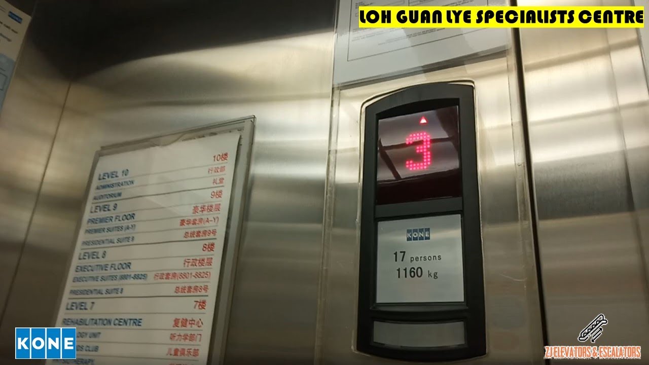3 KONE Elevators with K-Delta Fixtures at Loh Guan Lye Specialists ...