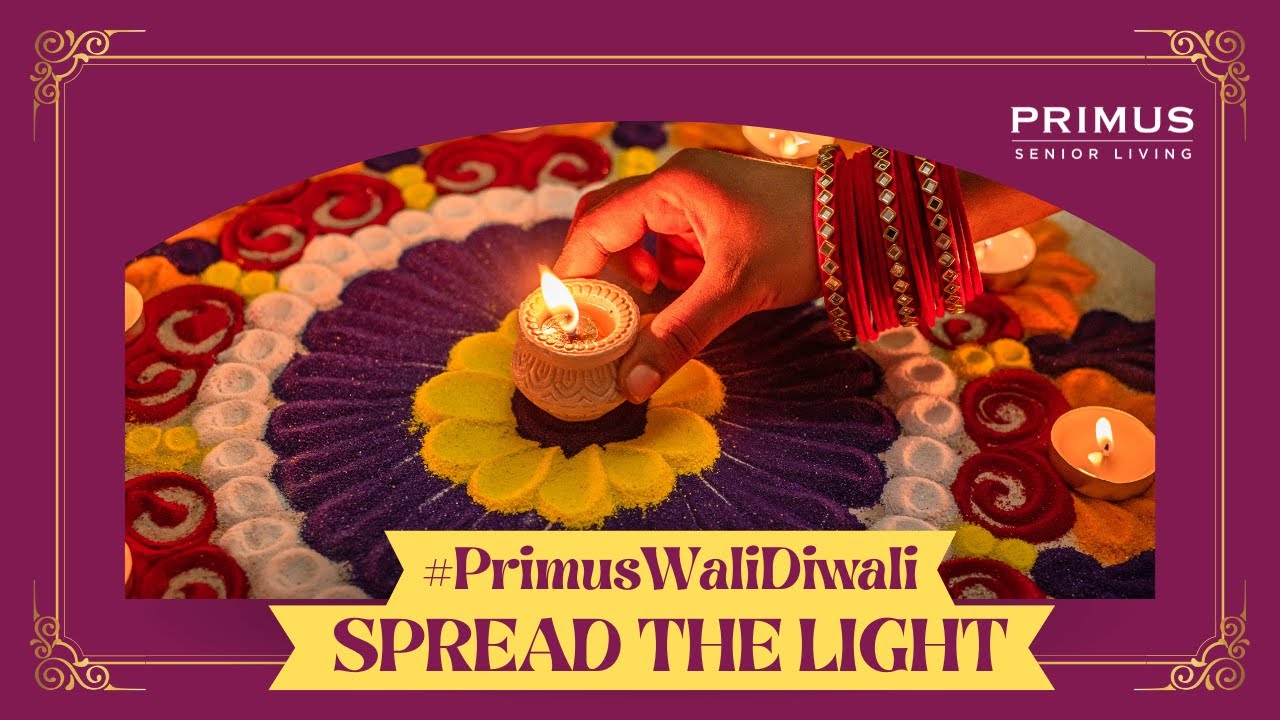 Diwali Celebration at Primus Senior Homes - YouTube