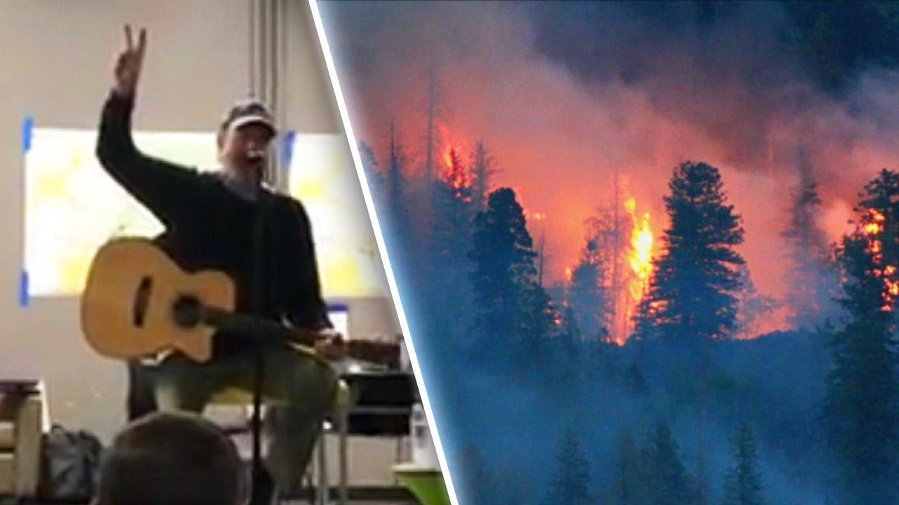 Neil Diamond Comes Out of Retirement to Serenade Colorado Firefighters ...