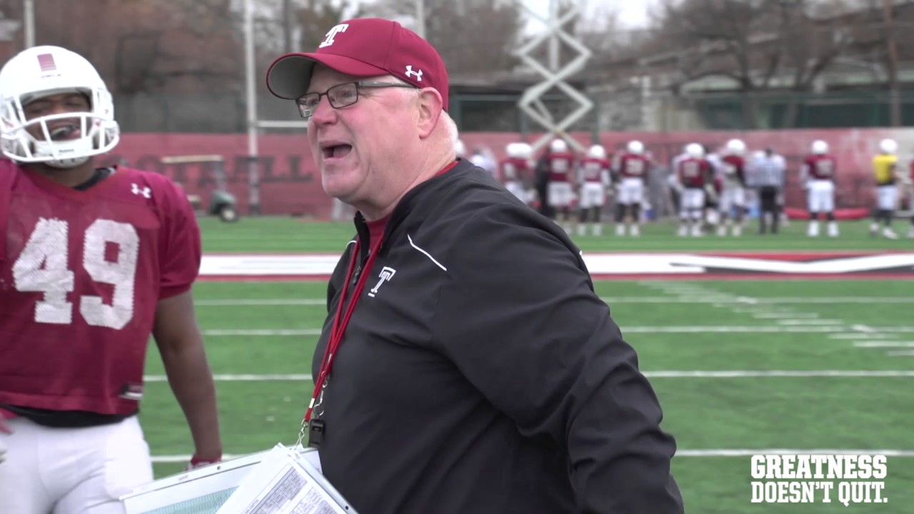 One-on-One With Temple Football Interim Head Coach Ed Foley - YouTube