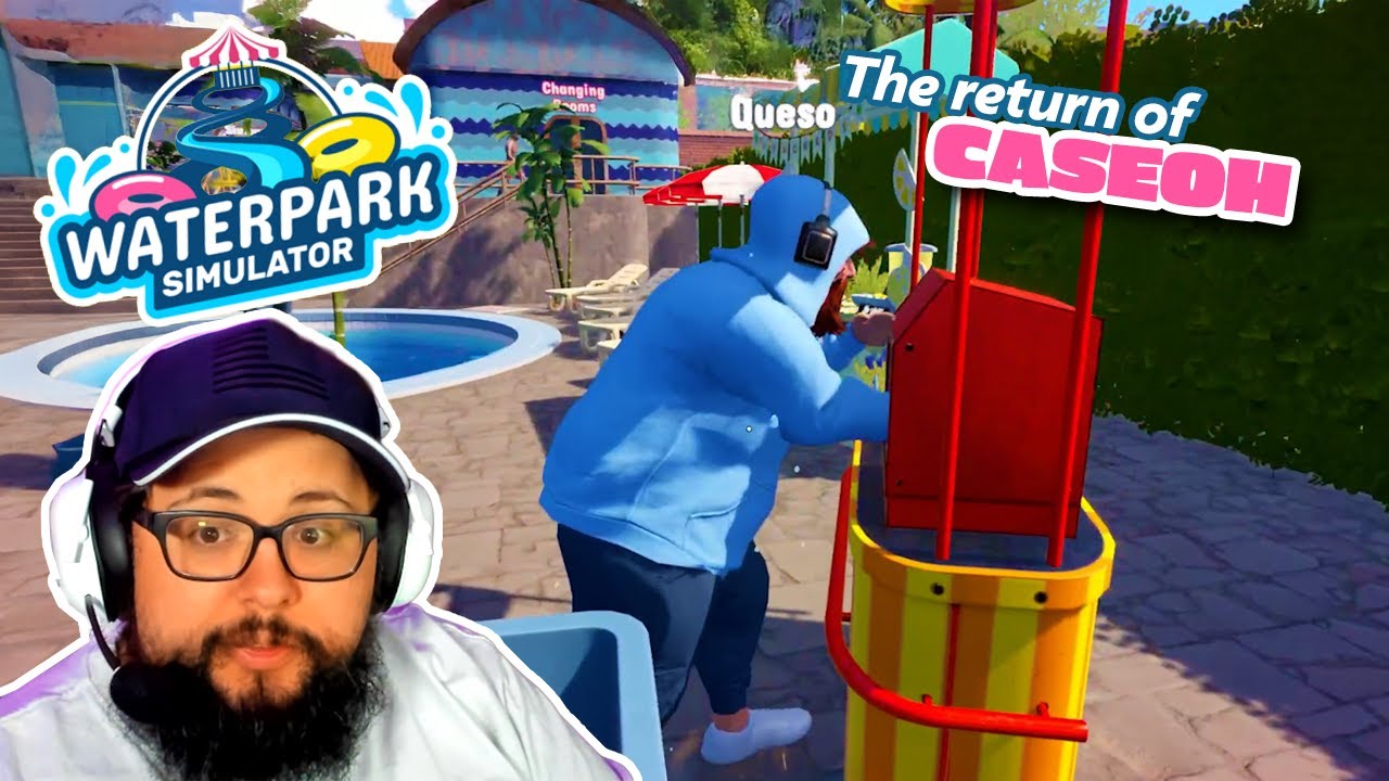 Waterpark Simulator (Episode 4) | Caylus & Caseoh Visit the Slipper ...