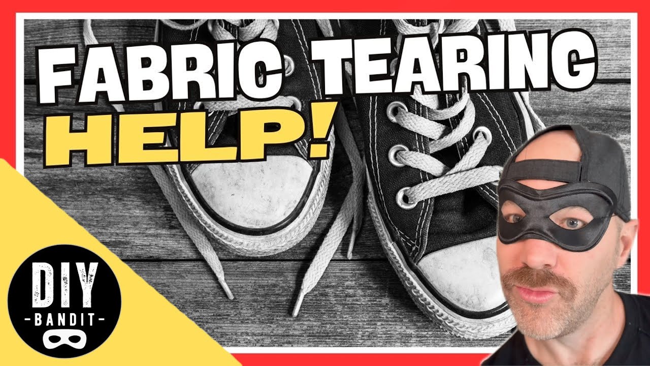 🔥 How to Fix Torn Canvas Shoes Quick & Easy Converse Sneaker Fabric ...
