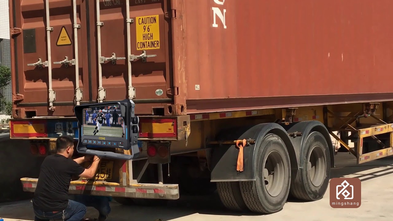 How to mount wireless Rear view camera system - YouTube