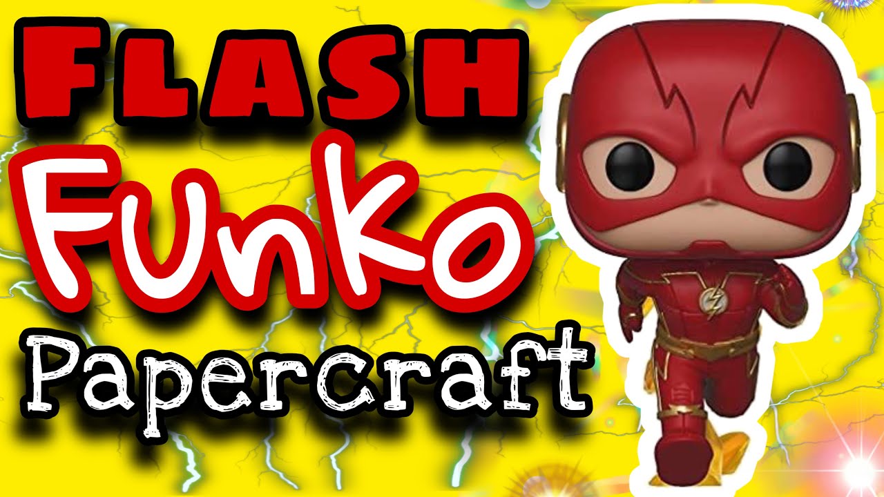 Como hacer a FLASH estilo FUNKO PAPERCRAFT - YouTube