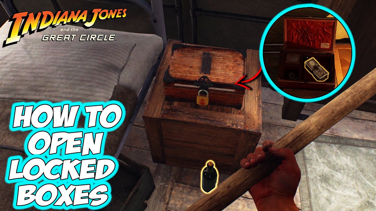 Indiana Jones and the Great Circle - How to OPEN LOCKED BOXES - YouTube