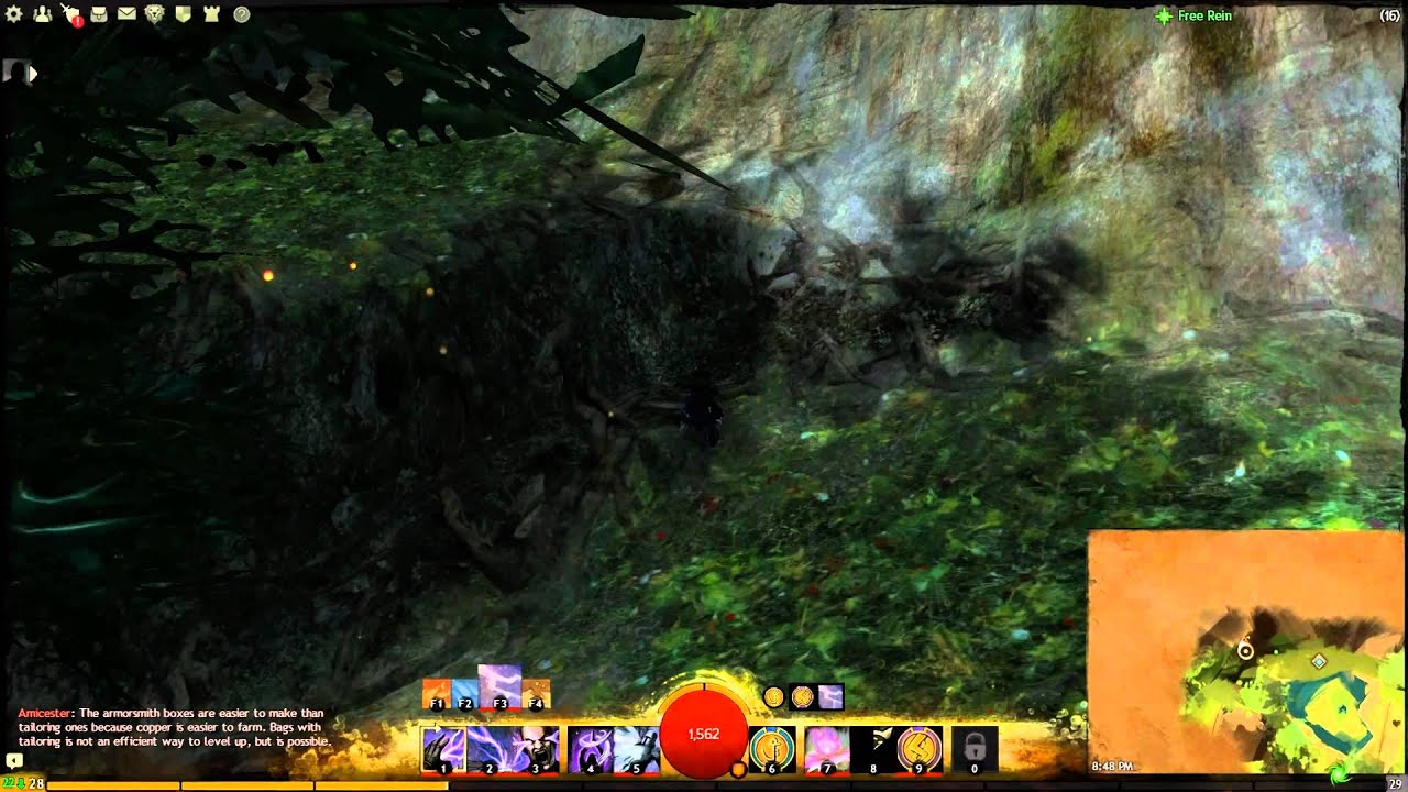 Guild Wars 2 - Hidden Lake Vista Point (Brisban Wildlands) (PC) - YouTube
