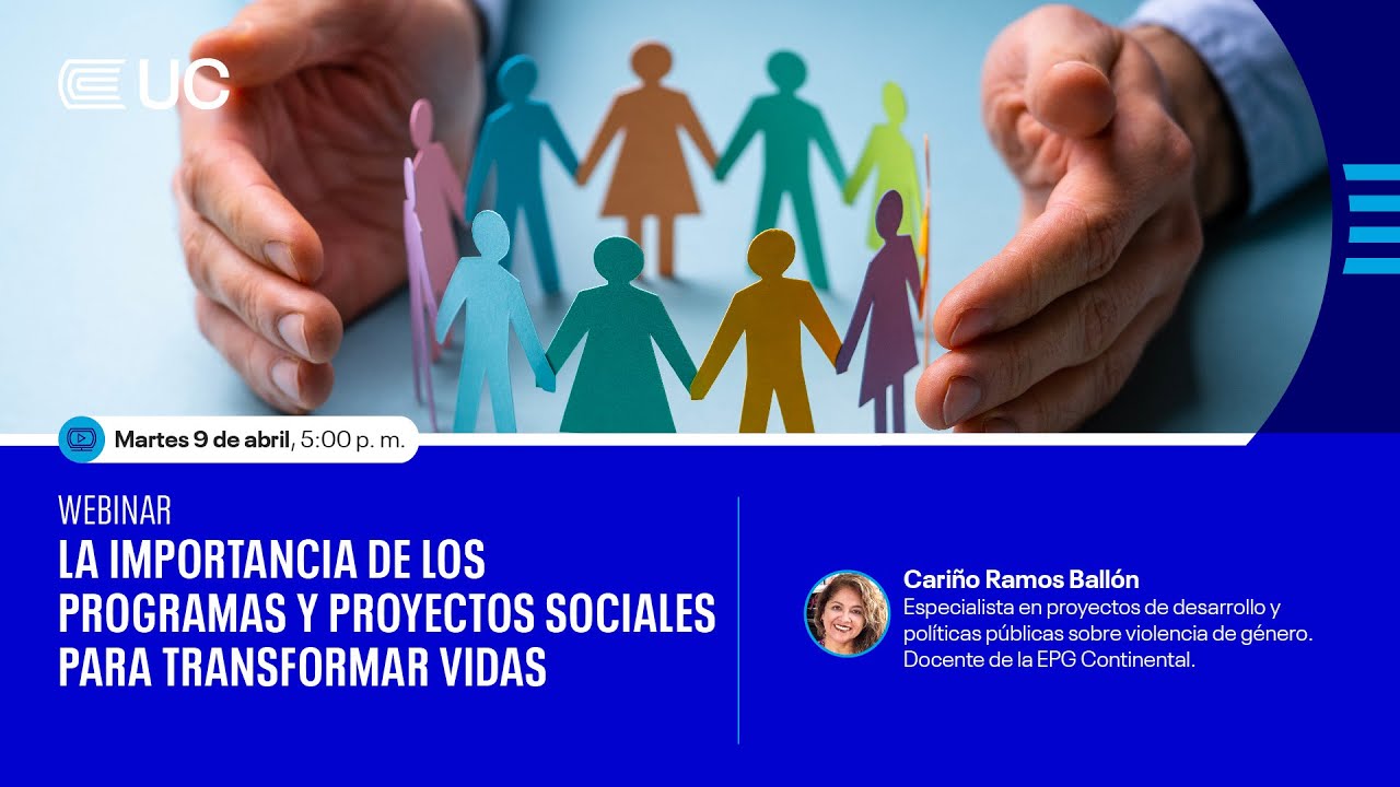 #WebinarEPGUC : "La importancia de los programas y proyectos sociales ...