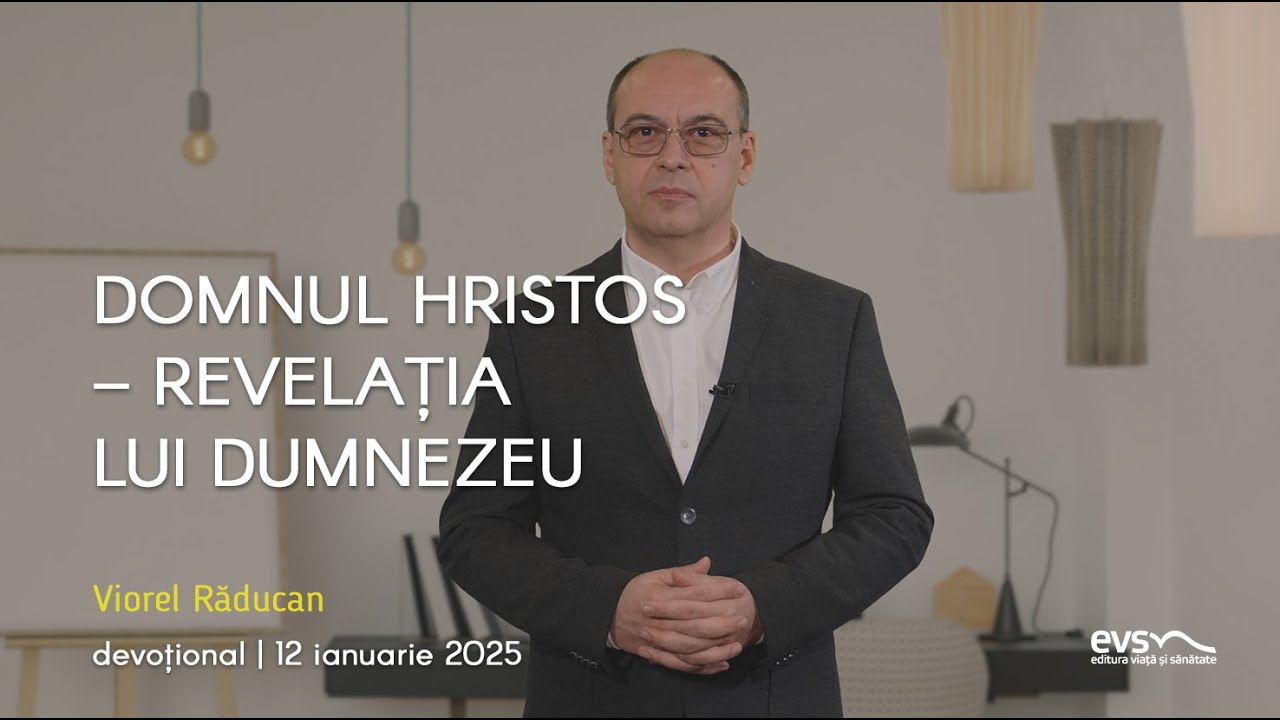 Devoțional | 12 ianuarie 2025 | Viorel Răducan - YouTube