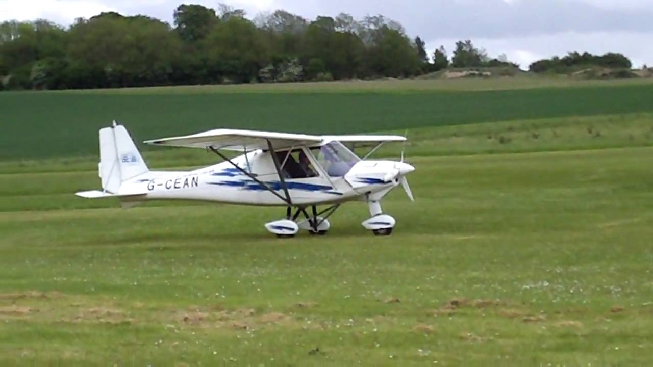 Ikarus C42 Microlight - YouTube