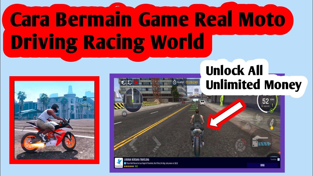 Cara Bermain Game Real Moto Driving Racing World | Real Moto Driving ...
