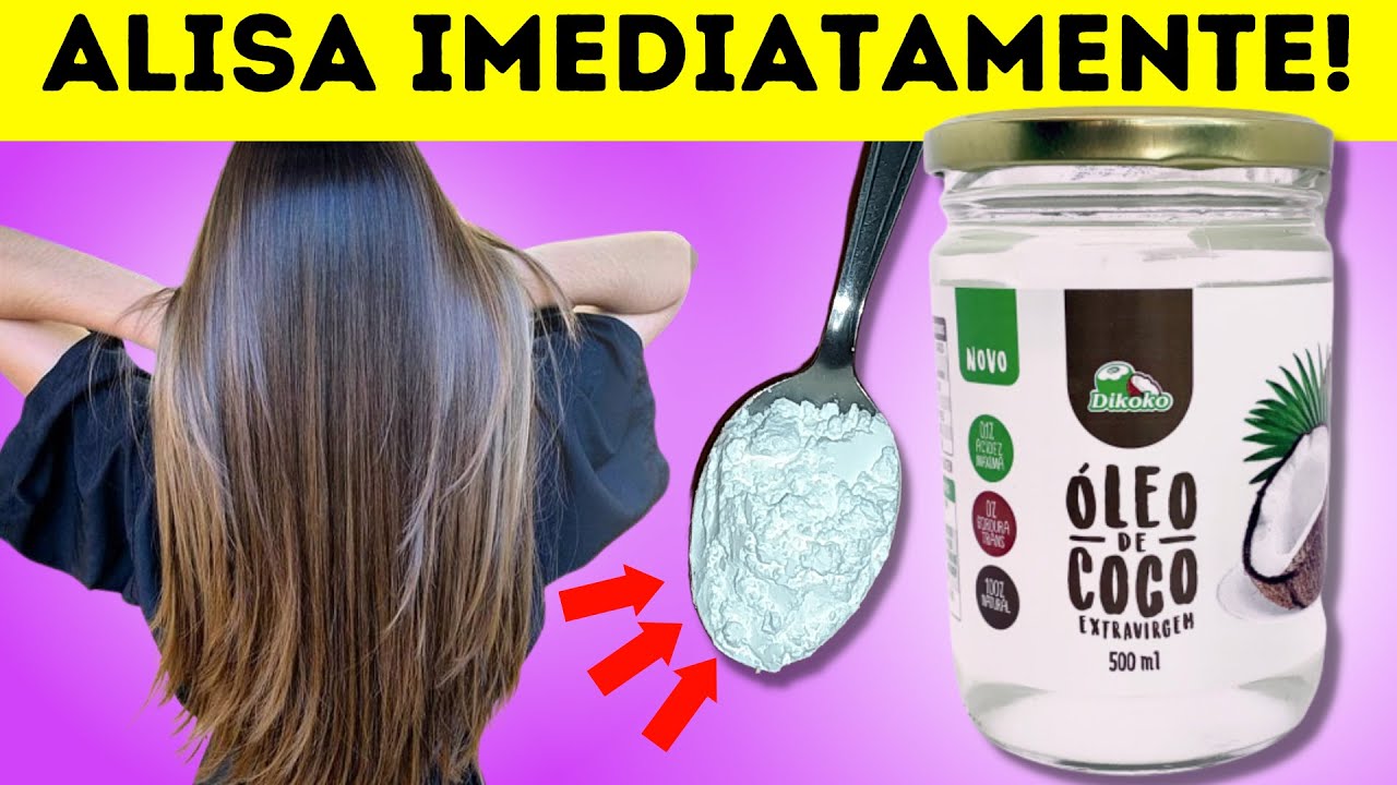 BASTA 2 INGREDIENTES PARA ALISAR O CABELO PARA SEMPRE | RESULTADO ...