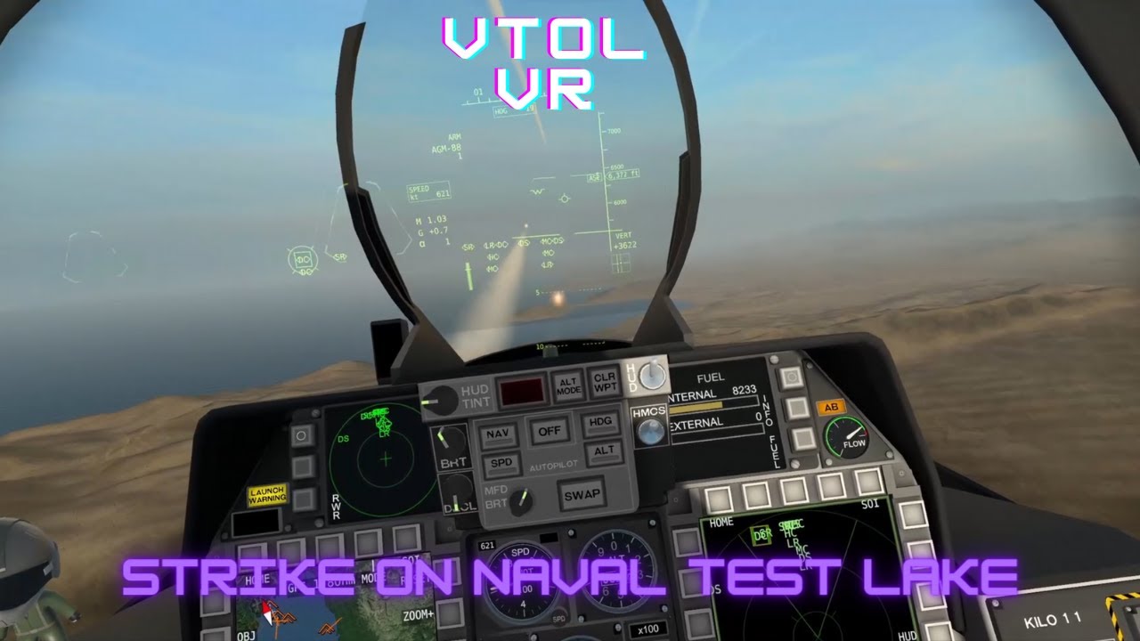 VTOL VR - FA-26B Campaign - Strike on Naval Test Lake - YouTube