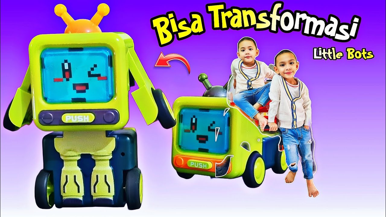 LITTLE BOTS MOBIL YANG BISA BERUBAH JADI ROBOT KEREN, BISA PUTAR-PUTAR ...