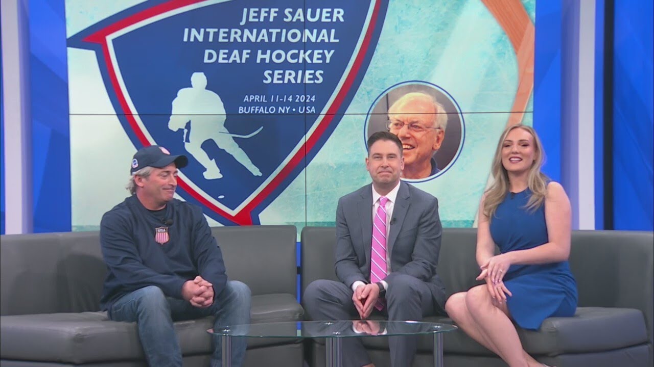 Jeff Sauer International Deaf Hockey Series comes to Buffalo - YouTube