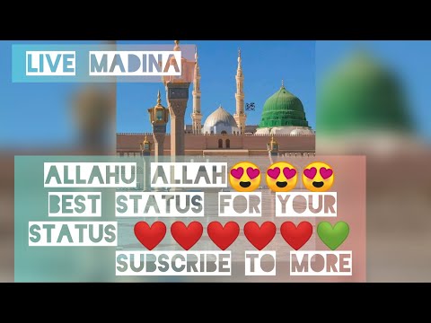 Allahu Allah whats app status...madina Live status ... instagram story... subscribe my channel...