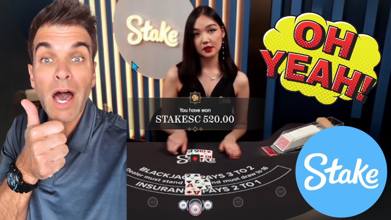 LUCKY GLITCH!! #blackjack #stake - YouTube