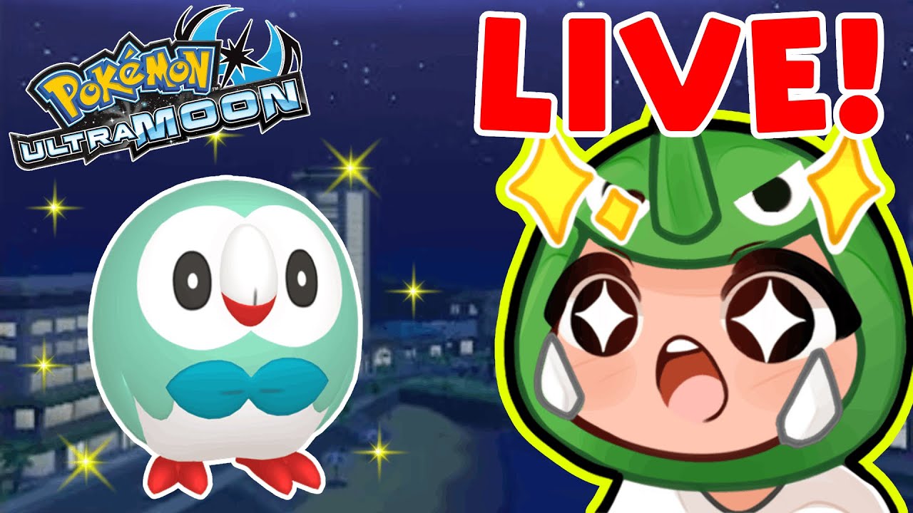 [LIVE] Pushing to 8000+ Checks -Shiny Rowlet Hunt! | Pokemon Ultra Moon ...