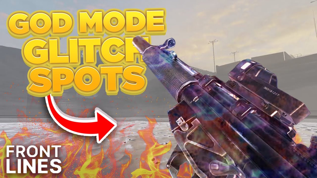 NEW FRONTLINES ALL GODLY GLITCH SPOTS (Call Of Duty in ROBLOX) - YouTube