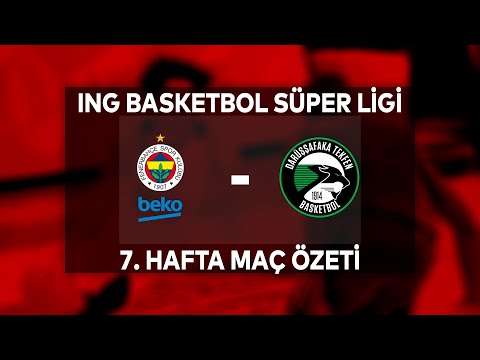 BSL 7. Hafta Özet | Fenerbahçe Beko 90-79 Darüşşafaka Tekfen