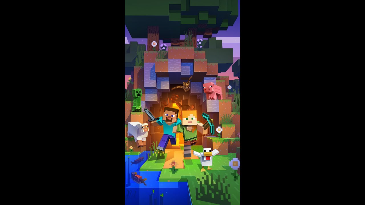 playing minecraft along - YouTube