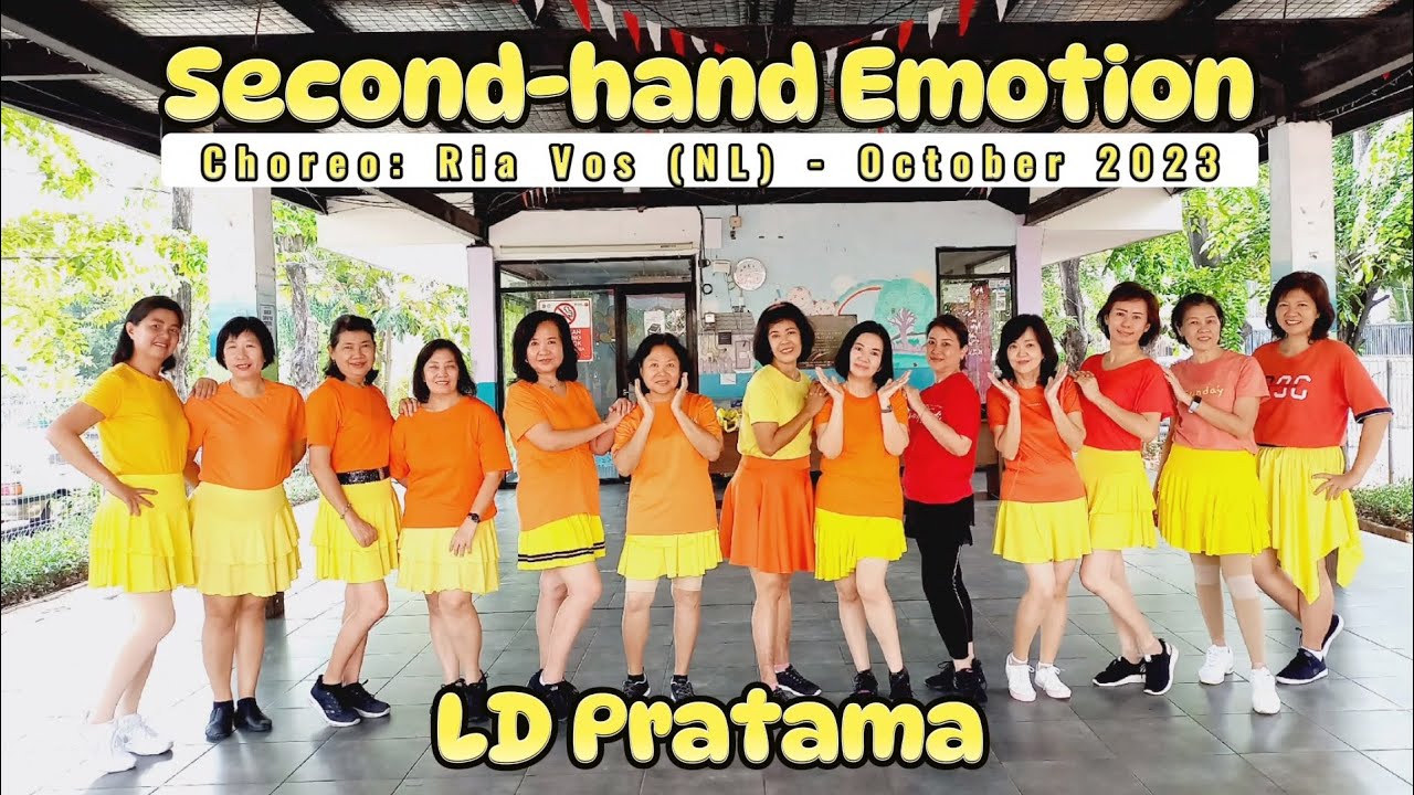 Second-hand Emotion Line Dance || Choreo:Ria Vos (NL) - October 2023 ...