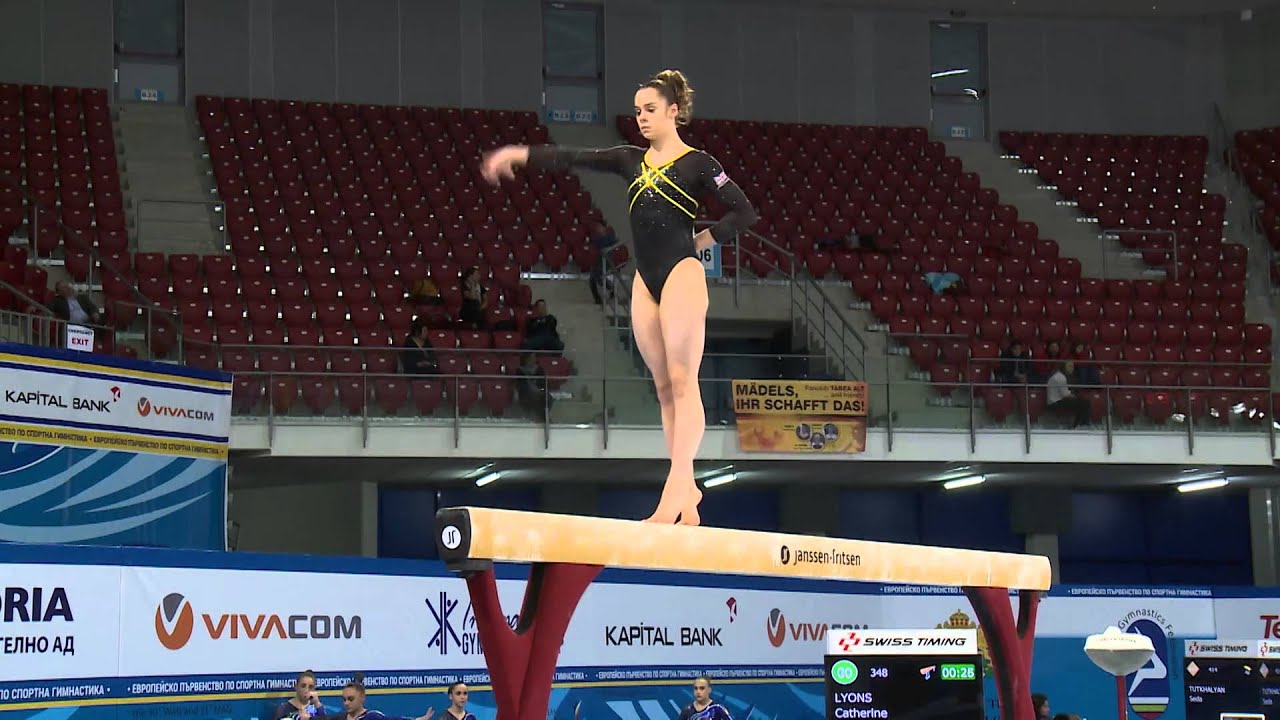 Catherine Lyons - Beam -2014 Junior European Championships - team event ...