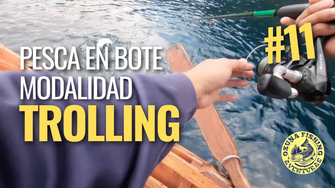Pesca de arrastre (TROLLING) 🎣🛶 en el SUR de CHILE | Cap #11 | LAGO ...