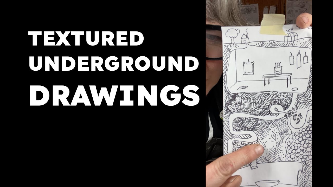 Textured Underground Drawing - YouTube