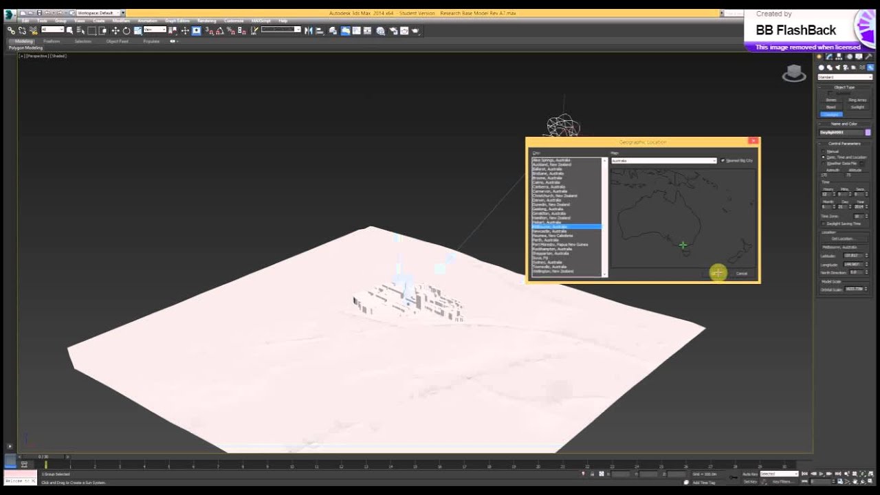 Sun exposure analysis in 3ds Max - YouTube
