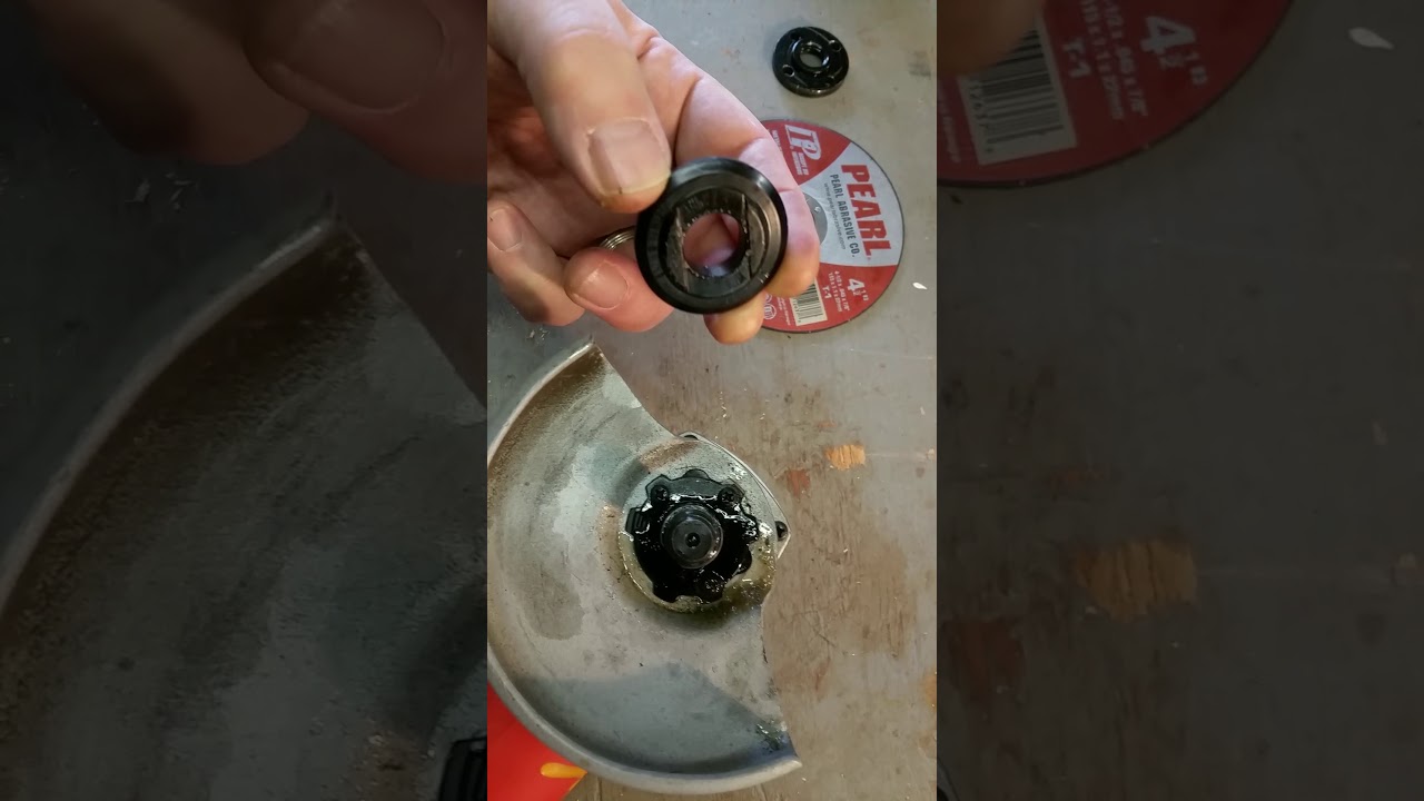 Cut off wheel installation - YouTube