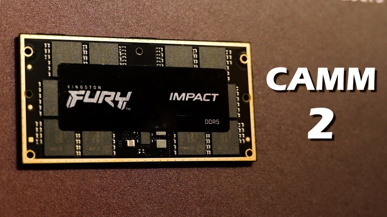 【Huan】 新一代CAMM2記憶體現身! 金士頓Computex 展場開箱深度了解CAMM2蘊含的強大超頻潛力!? - YouTube