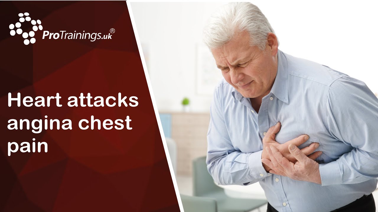 Heart attacks angina and chest pain - YouTube
