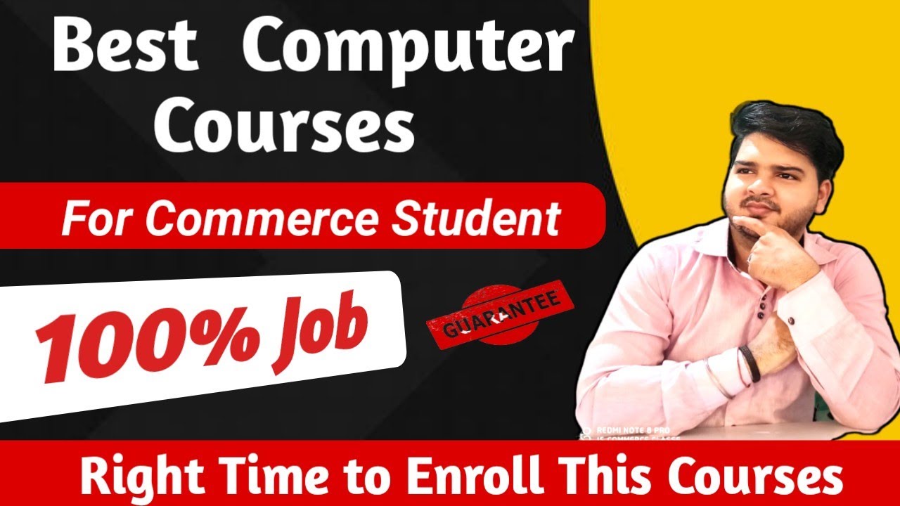 Best Computer Course || Commerce Students | 100% Job Gauantteed ...
