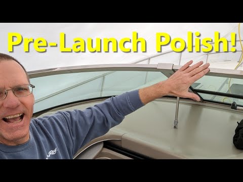 Stainless Steel Windshield Polishing - Pre-Launch Sea Ray Projects ...