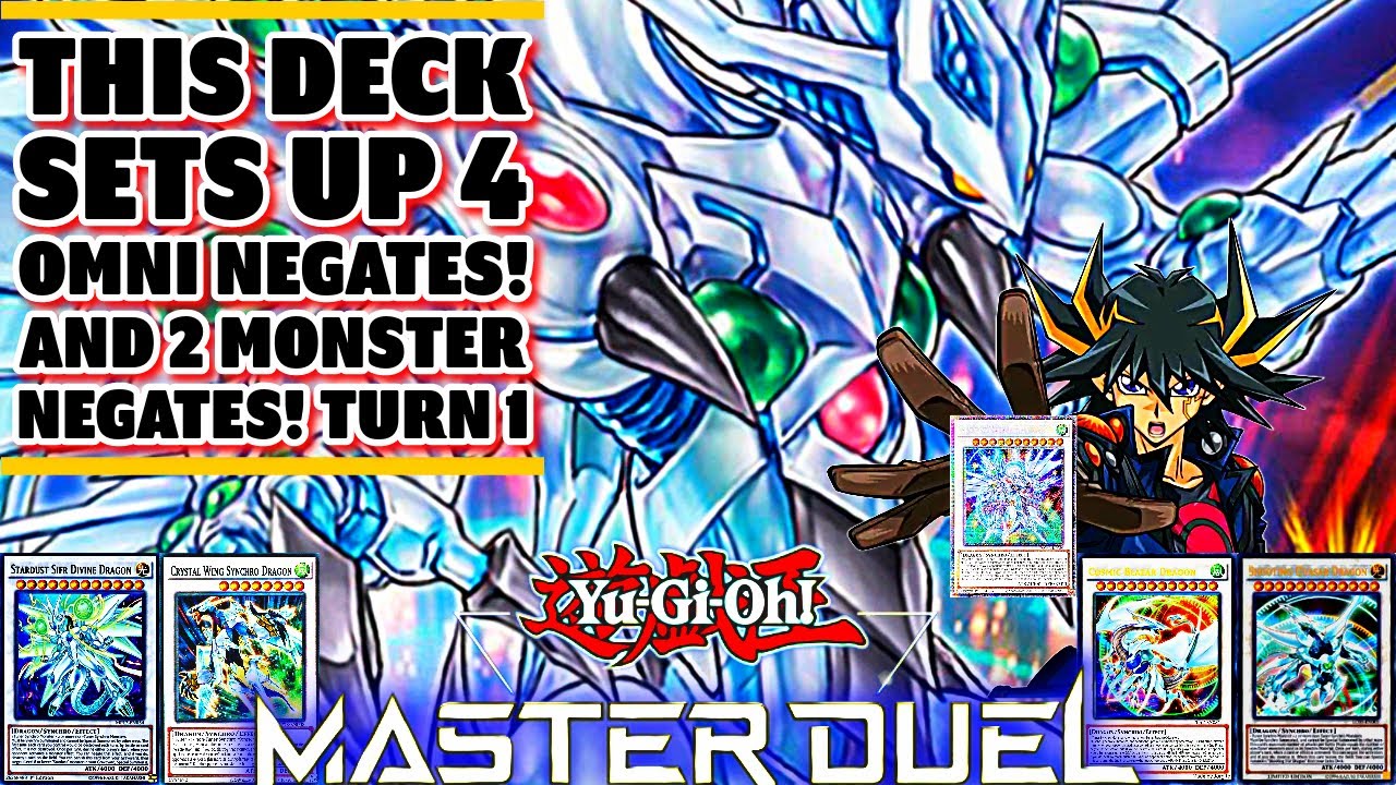 4 Omni Negates And 2 Monster Negates Turn1| Stardust Decklis And ...
