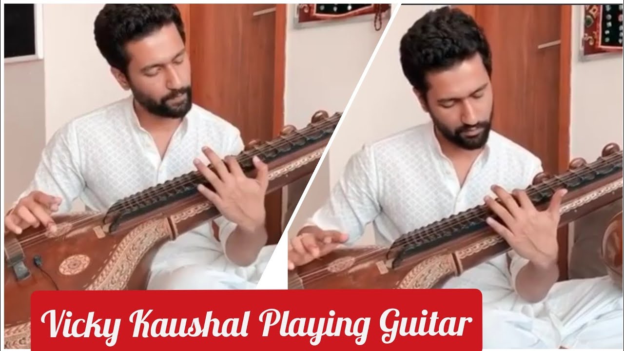 Vicky Kaushal Playing Guitar | Naresh Cinemaz - YouTube