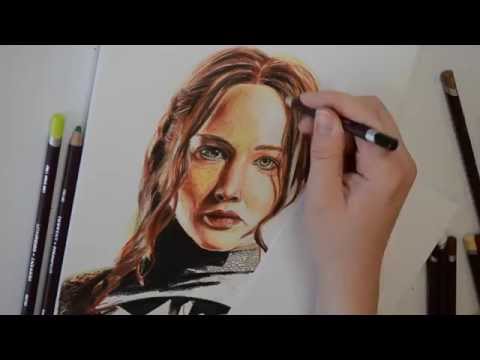 Drawing Katniss the Mockingjay - YouTube