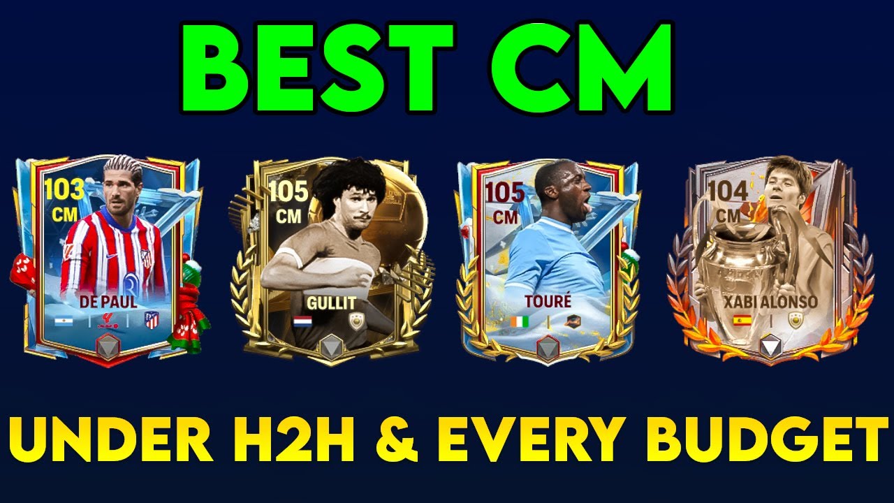 BEST CM in FC Mobile Under Budget & H2H Performance - YouTube