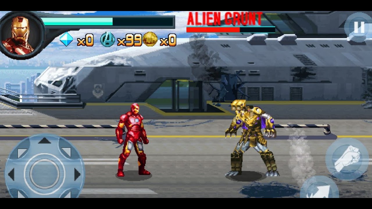 Iron man, game java 🌆🌆🌆 - YouTube