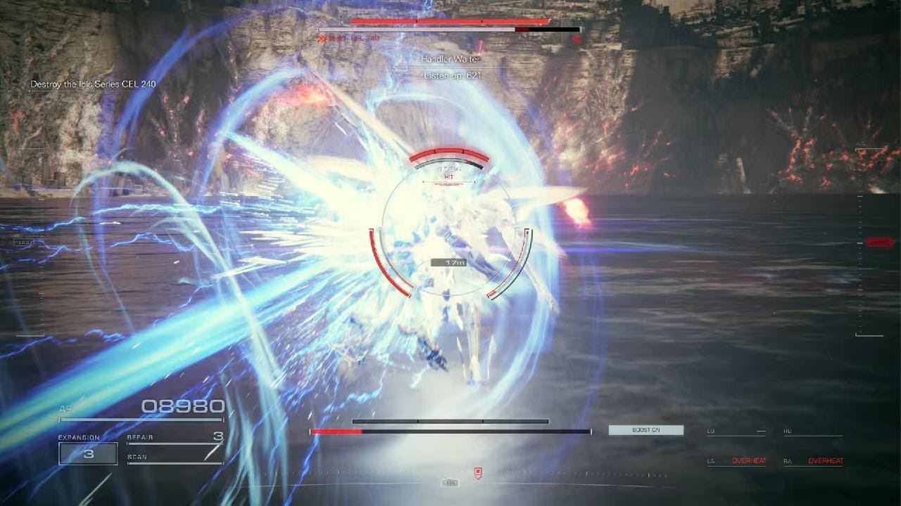 ARMORED CORE 6 CLE 240 Boss Fight -Melee Build- Combo MAD - YouTube